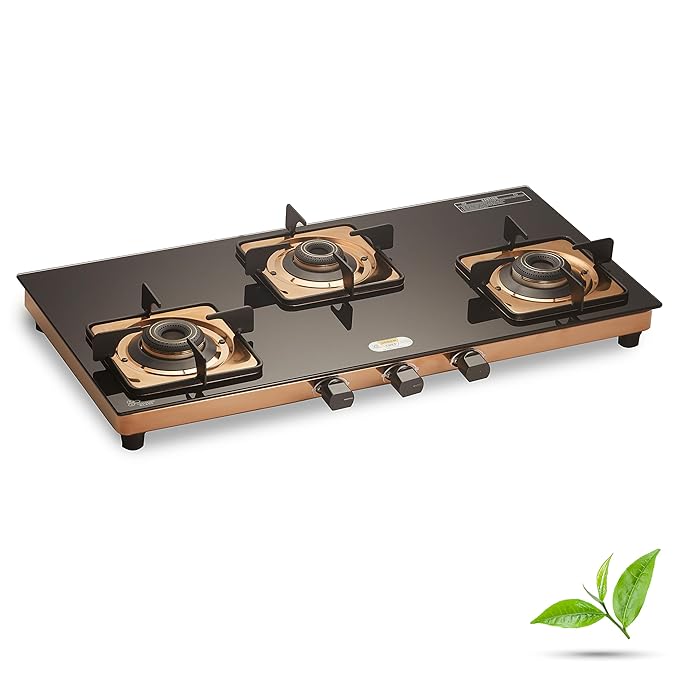 URBAN CHEF Gas Stove 3 Burners | 2 Years Warranty, ISI Certified | Gas ...