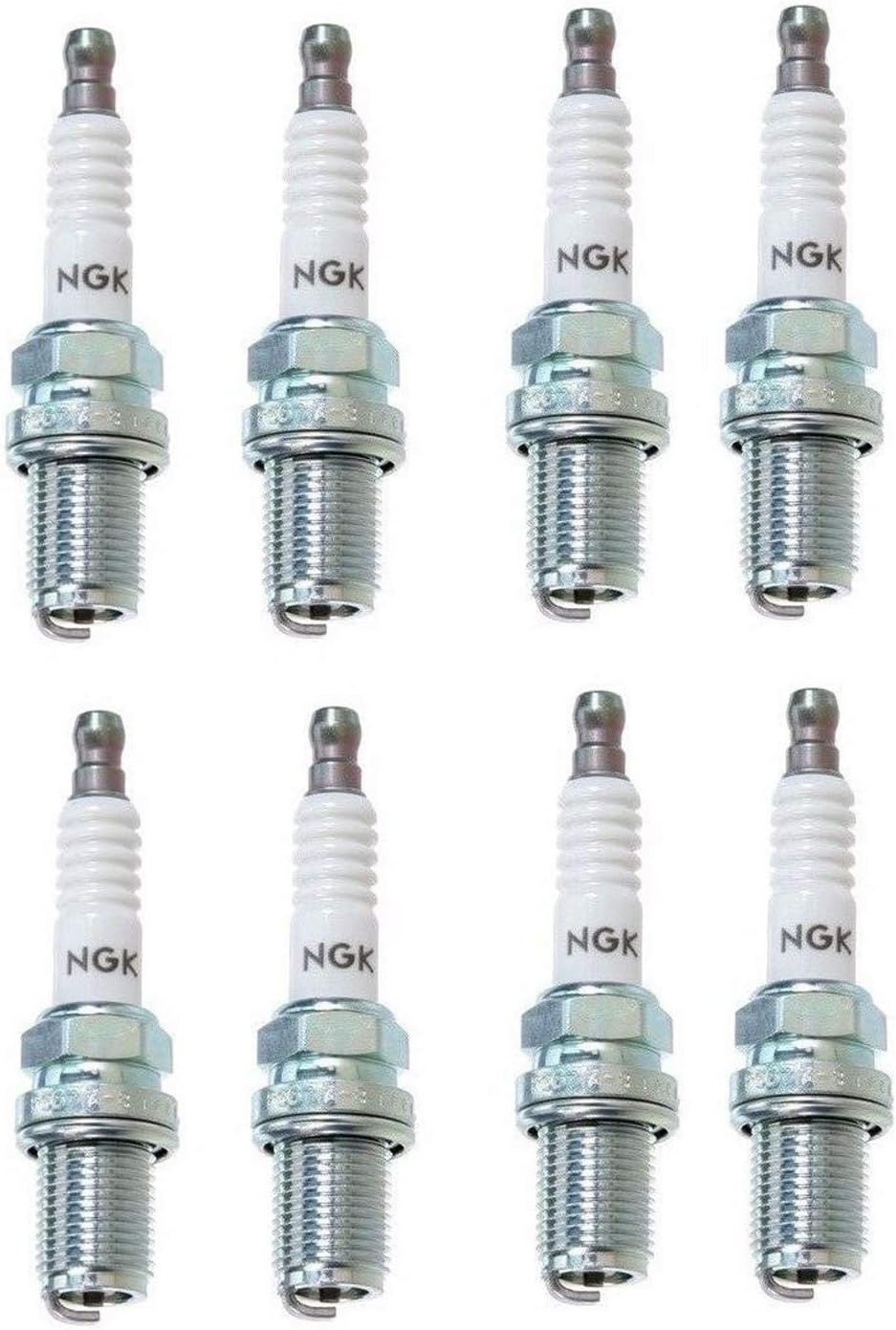 Amazon.com: Set 8Pcs Ngk Racing Spark Plugs Stock 4091 Nickel Core Tip ...