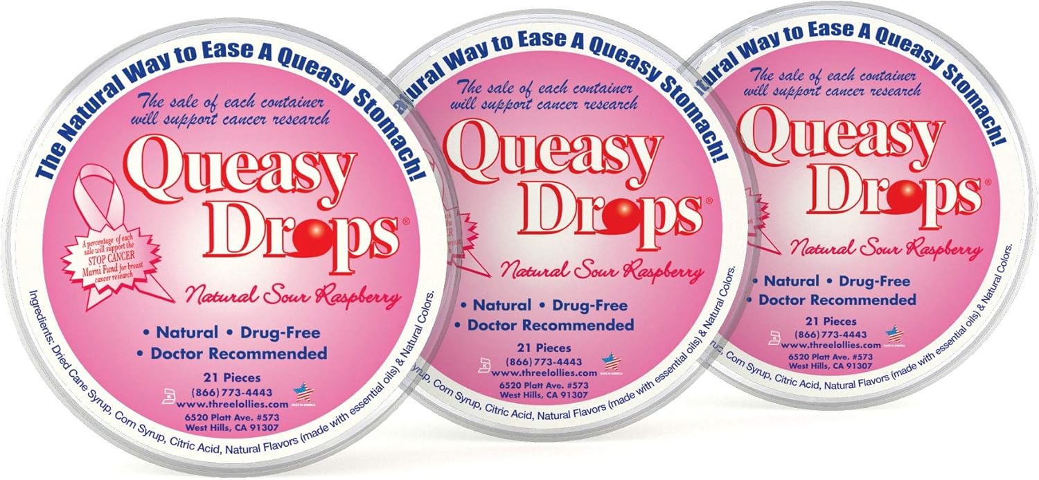 Amazon.com: Queasy Drops – Supporting Breast Cancer Awareness | 3 Pack ...