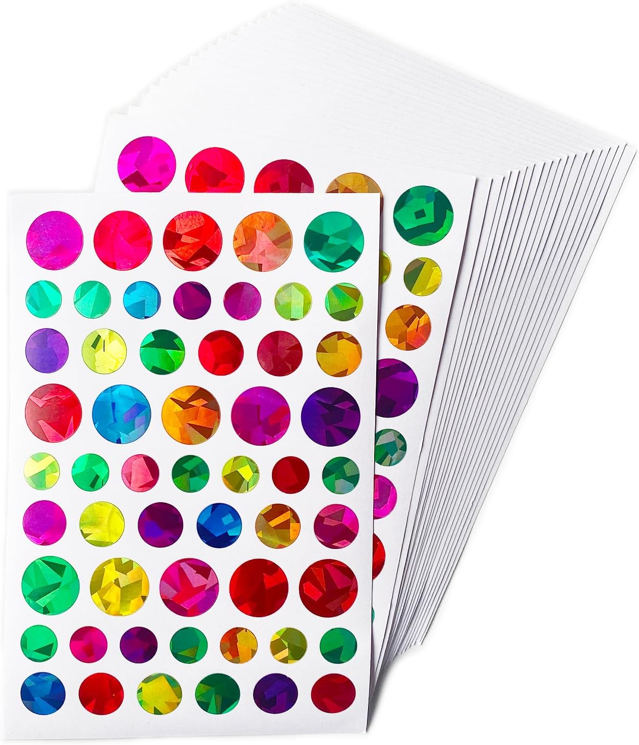 Amazon.com: 1080 PCS Colored Dot Stickers, 10 Color Round Coding Labels ...