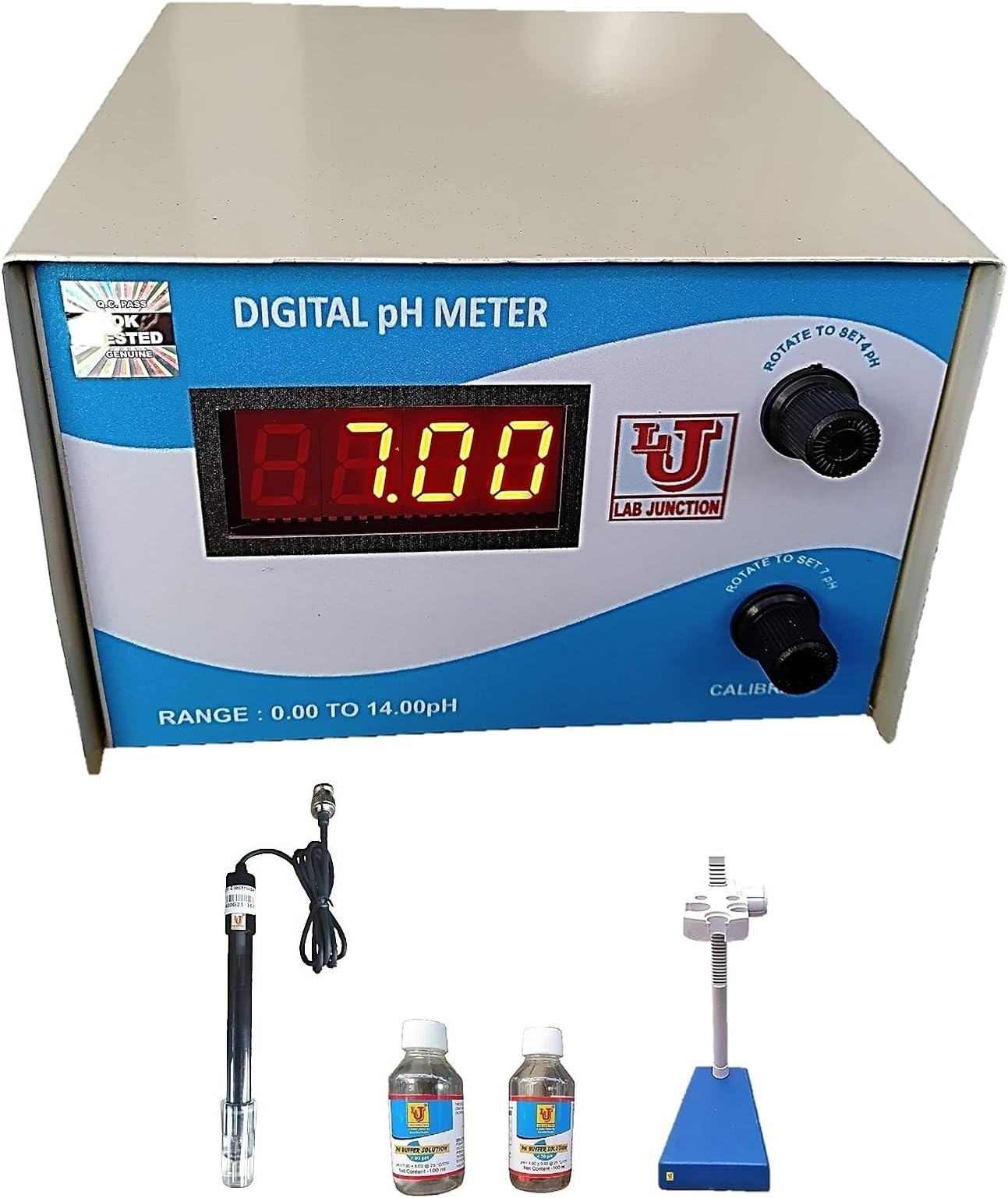 Lab Junction pH Meter,Digital pH Meter MINI 2 POINT CALIBRATION LJ-142 ...