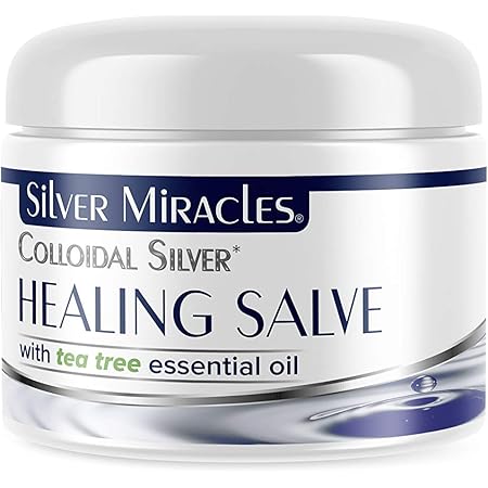 Silver Miracles Colloidal Silver Tea Tree Salve - helps heal and ...