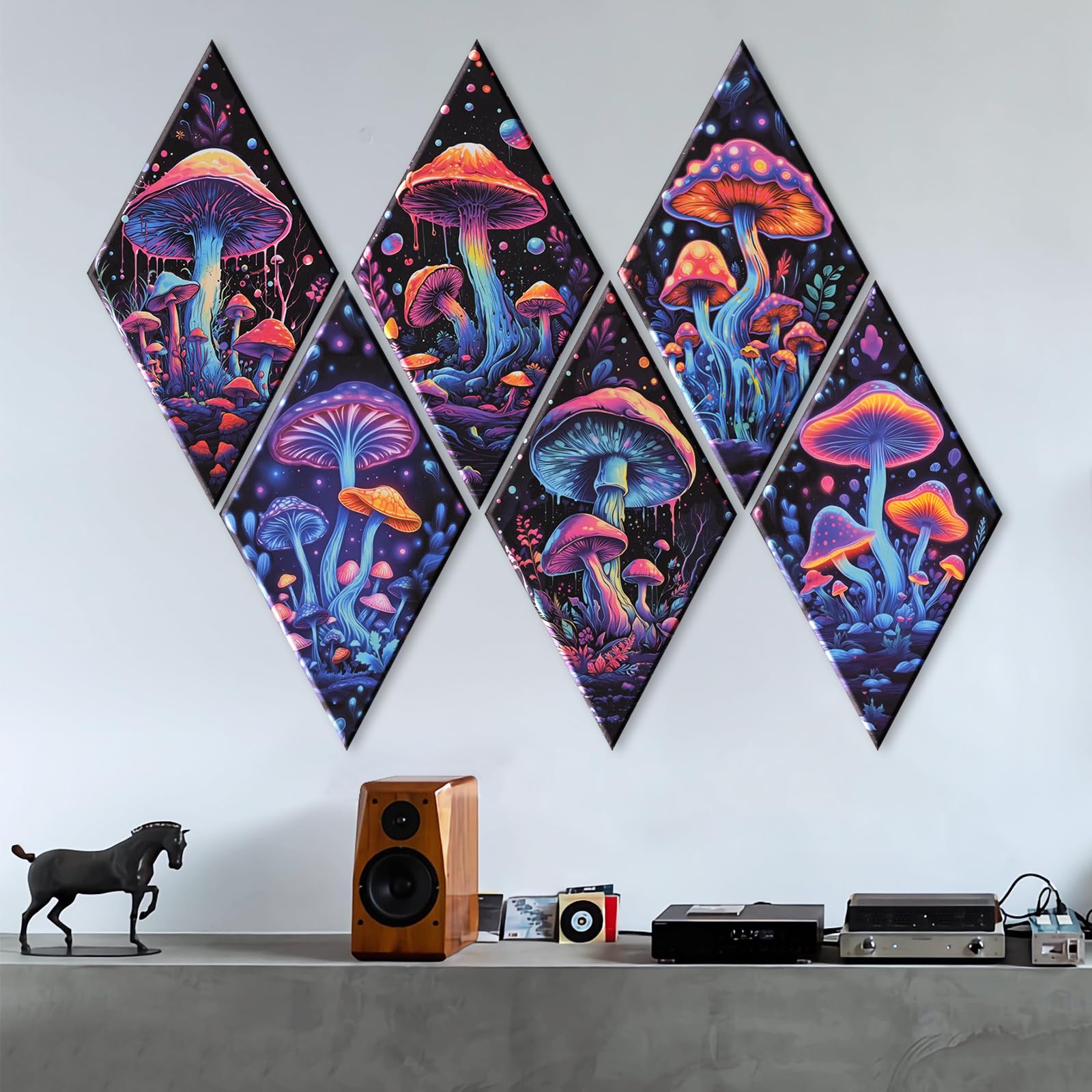 Snapklik.com : Tutmyrea 6 Pack Art Acoustic Panels Soundproof Wall Panels