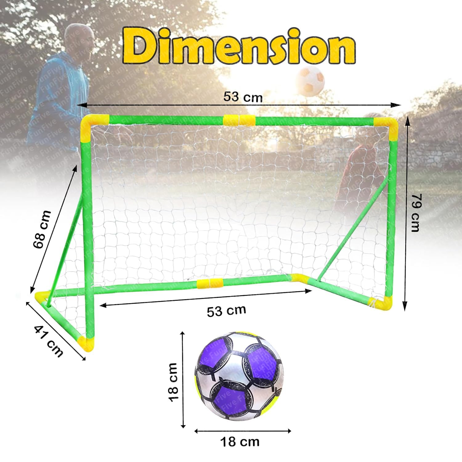 Mini Soccer Goals Dimensions Flick URBAN MINI GOAL 3' X 2.5'