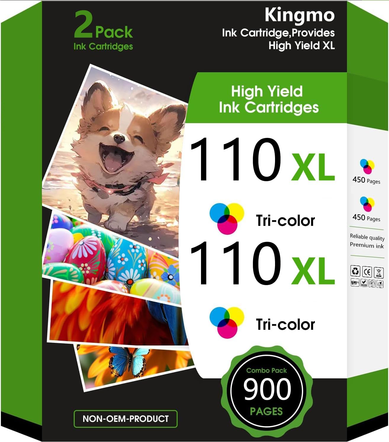 Amazon.com: Swift Ink Compatible HP 110 Ink Cartridge Tri-Color ...