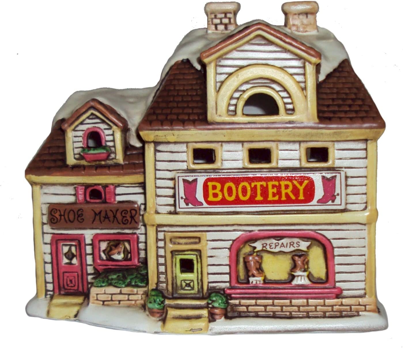 Amazon.com: Lefton Colonial Village Cobbs Bootery Shop 1988 House 06903 ...
