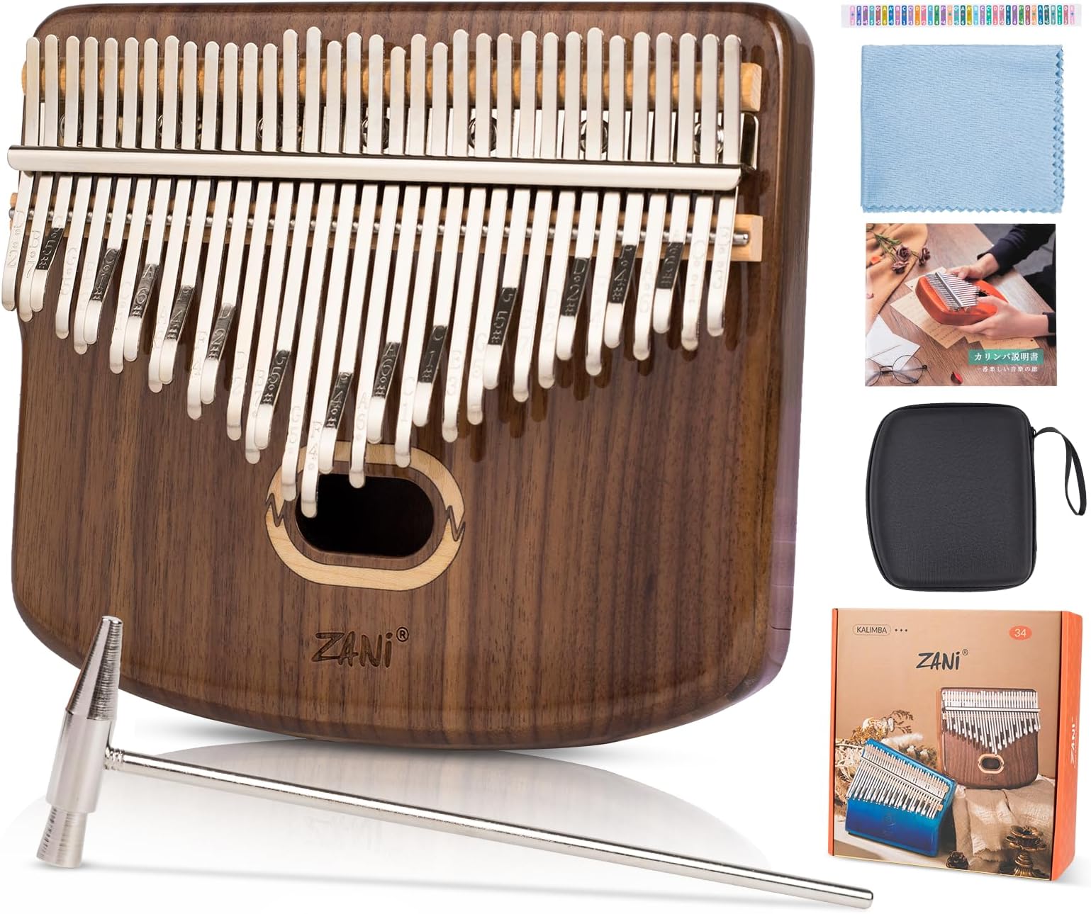 Amazon.co.jp: KZNTAKU Kalimba Kalimba 38 Keys C Tone Thumb Piano with ...