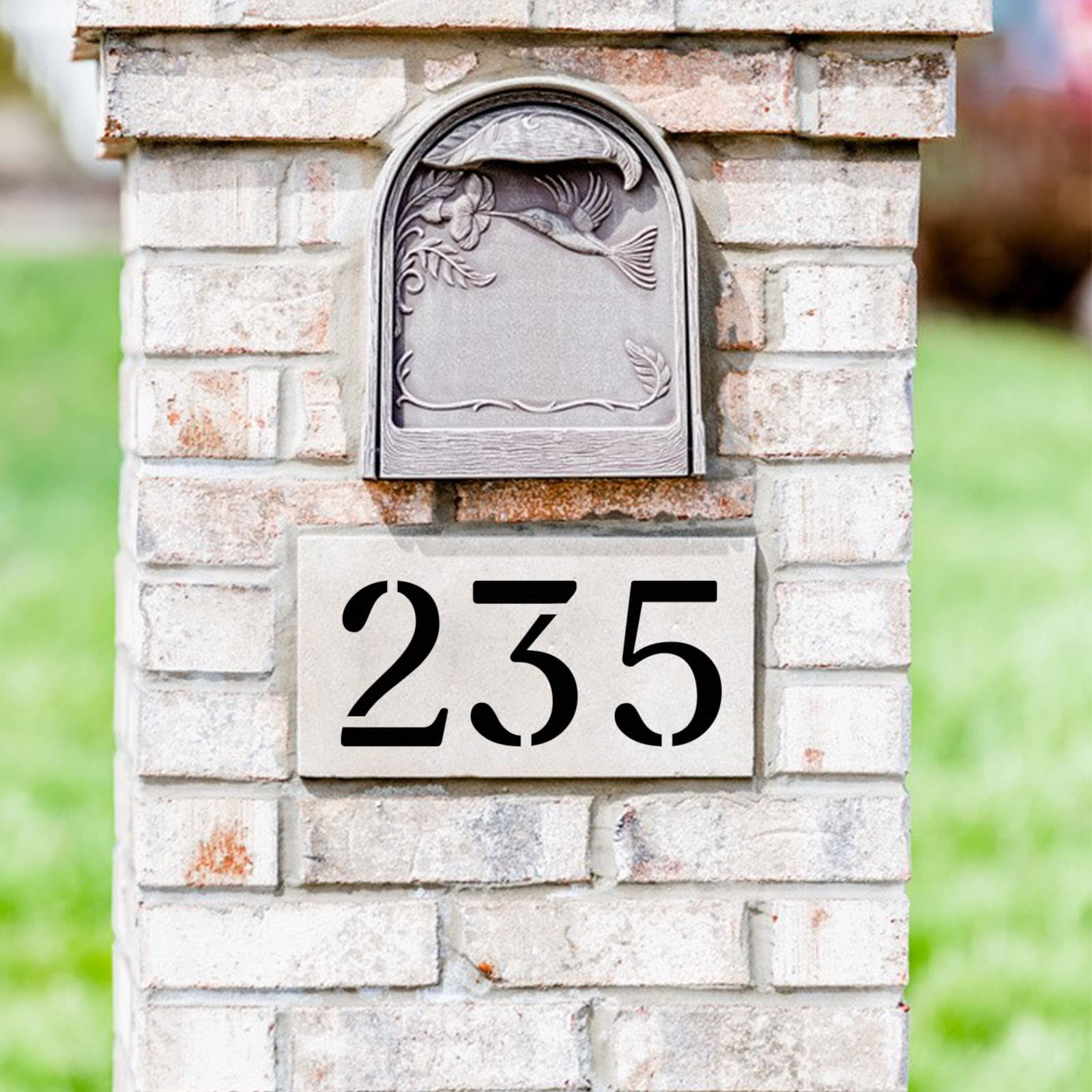 Snapklik.com : DXCYZ 14 Inch Large Number Stencils Kit 0-9 Address ...