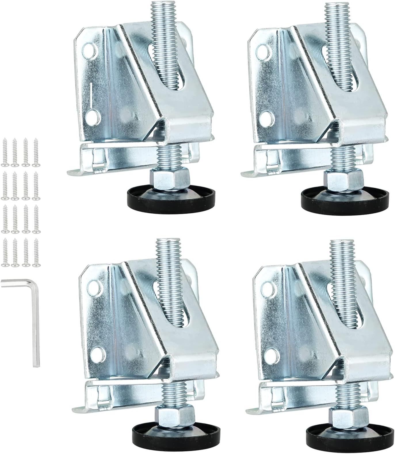 weyleity Furniture Leveling Feet Heavy Duty Leveler Legs with Lock Nuts ...