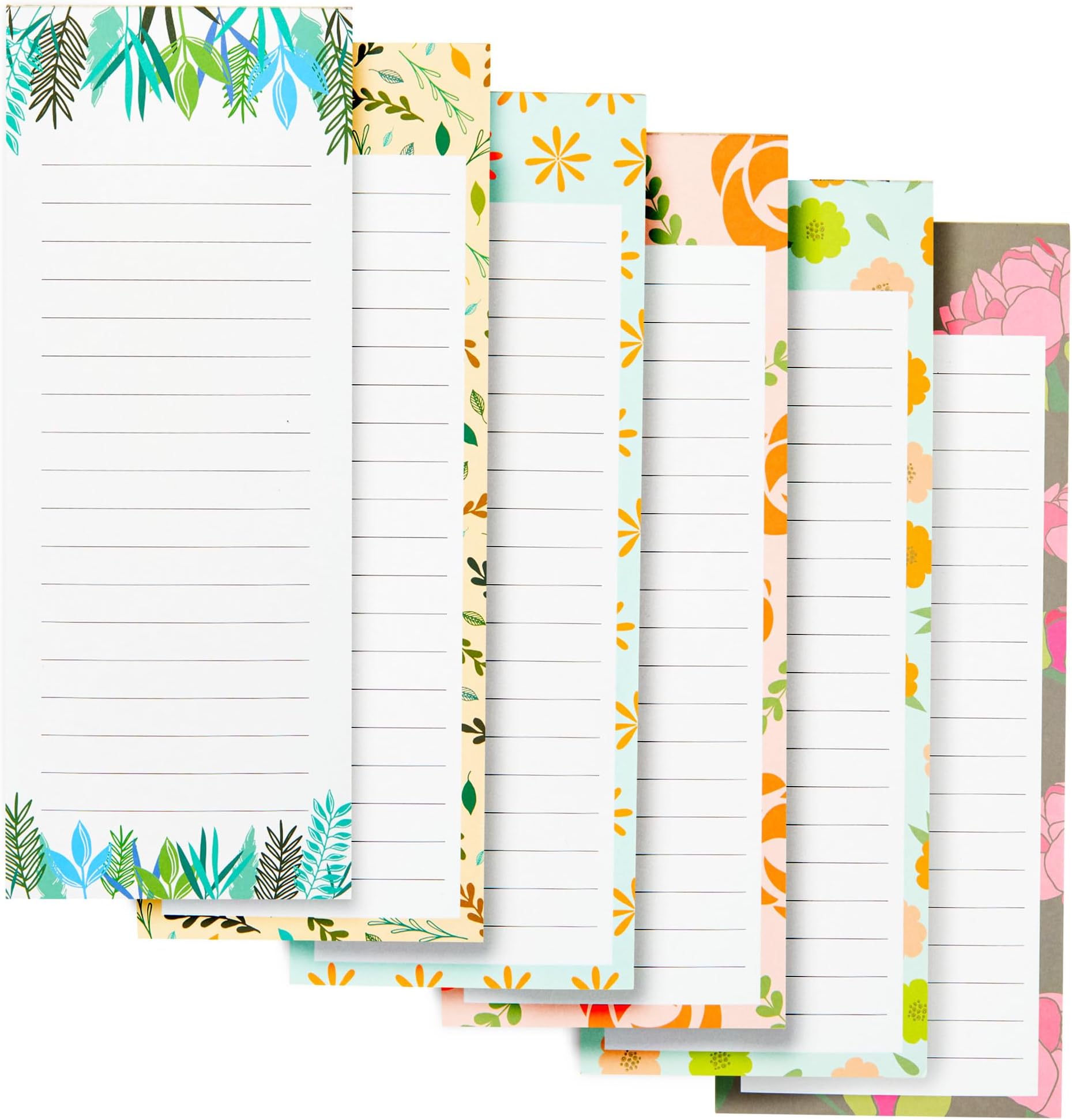 Amazon.com : 4 Large Magnetic Notepads – Big Notepads for Grocery List ...
