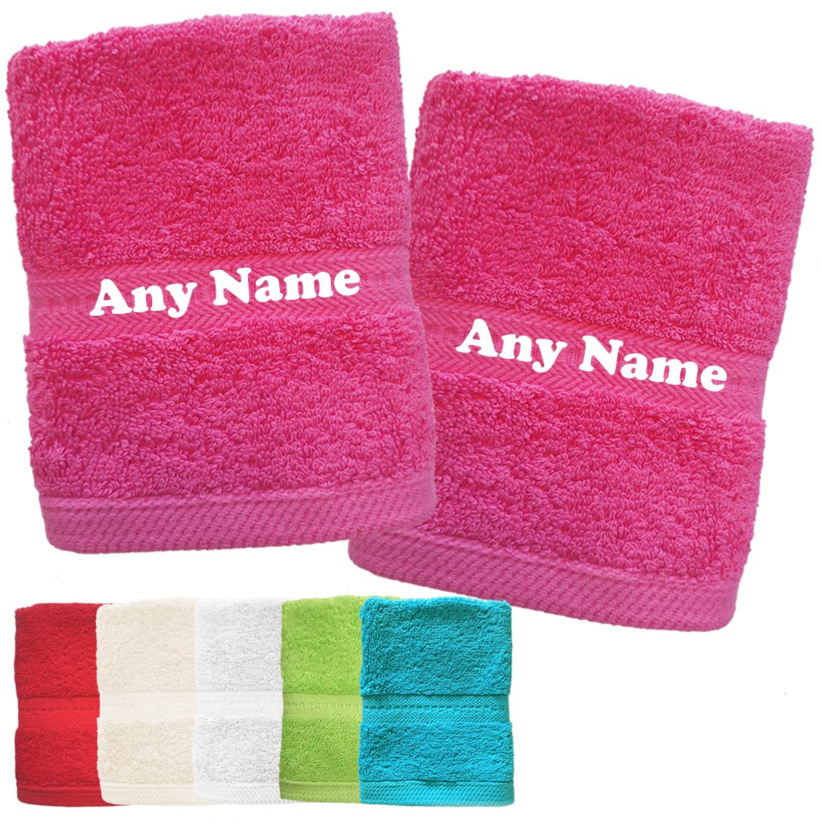 Spoilt Rotten Pets Set of Two Personalised Face Cloths Flannel, Any ...