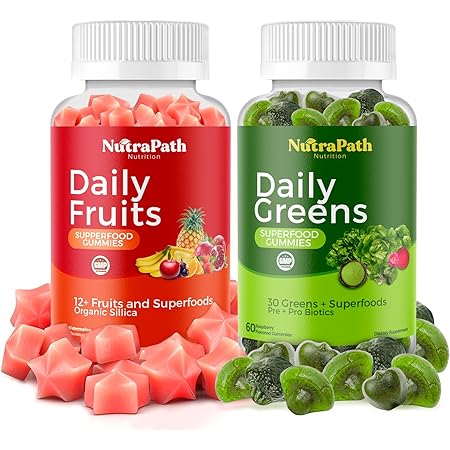 Amazon.com: NutraPath Superfood Fruits and Veggies Gummies (120 Chews ...