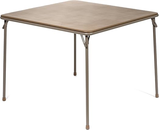 Amazon.com: XL Series 38" Square Folding Card Table - Portable, Easy-to ...