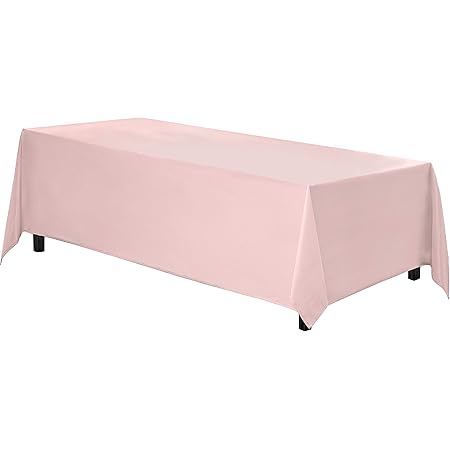 Amazon.com: Gee Di Moda Rectangle Tablecloth - 70 x 120 Inch - Pink ...