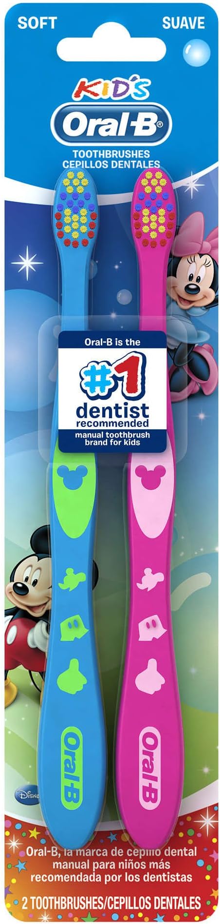 Amazon.com : Oral-B Disney Frozen Toothbrush, 3+ YRS, Extra Soft, Elsa ...