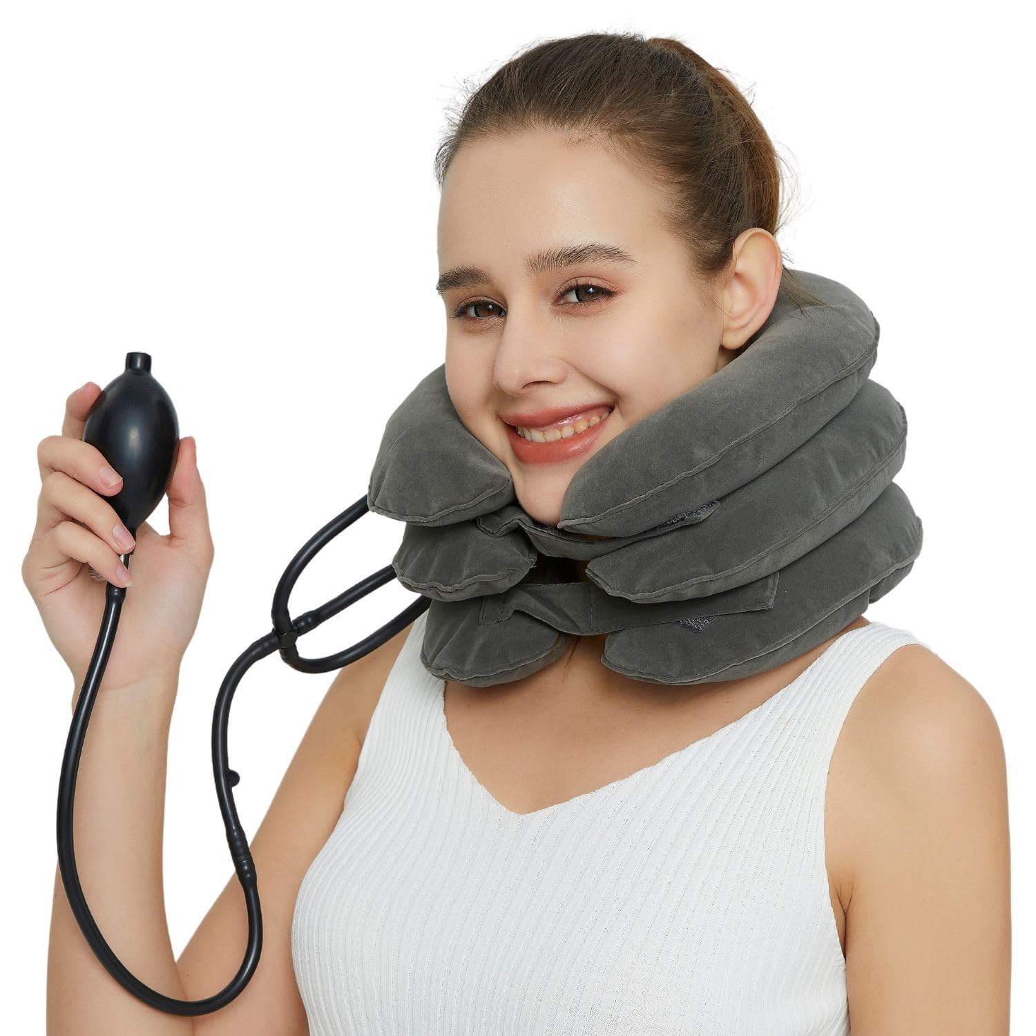 Amazon.com: Cervical Neck Traction Device, Neck Stretcher, by MEDIZED ...
