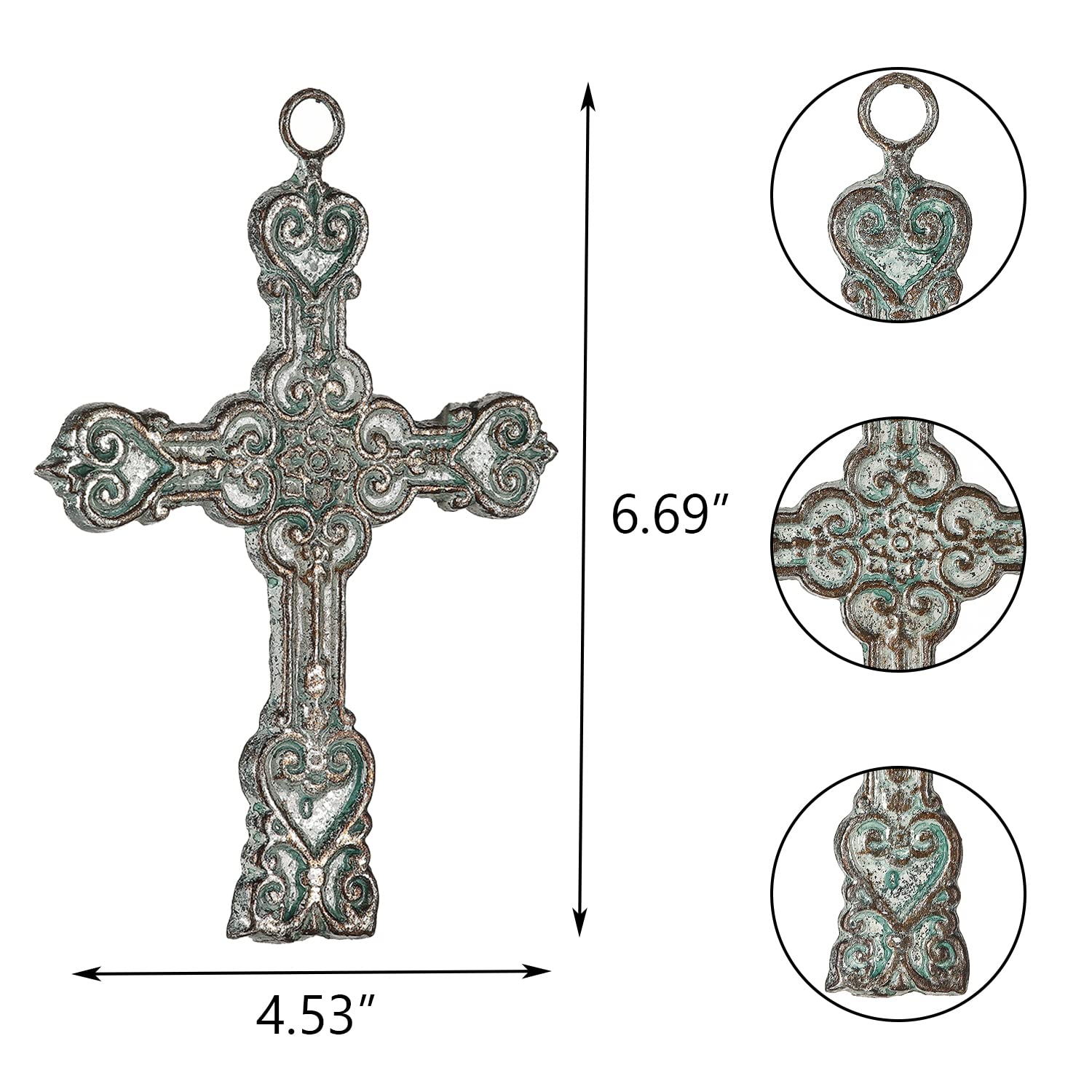 Wrought Iron Cross Made In India