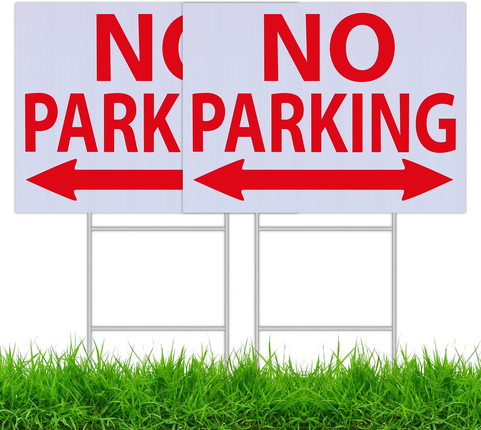 Amazon.com : Faittoo No Parking Signs with 36" Stake for Outside, 2 ...