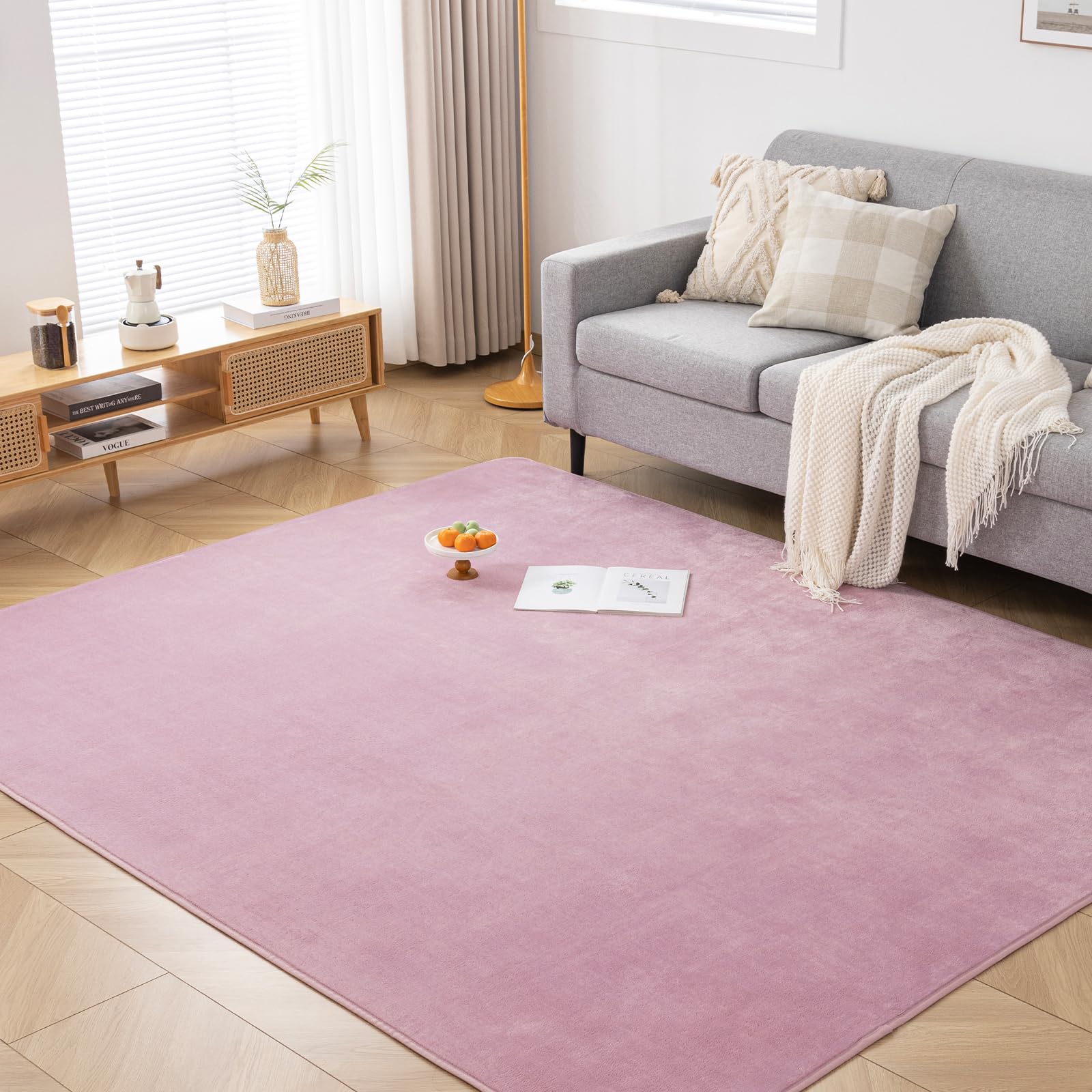Amazon | Keusnix ラグ カーペット ラグマット 洗える 滑り止め付 3畳 絨毯 防ダニ 抗菌 防臭 オールシーズン快適に使用 床暖房 ホットカーペット対応 ふわふわ肌触り ...