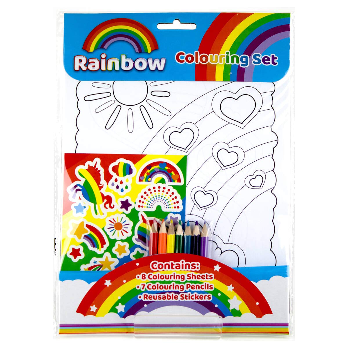 Alligator Products Limited A4 Size Rainbow Colouring Set : Amazon.co.uk