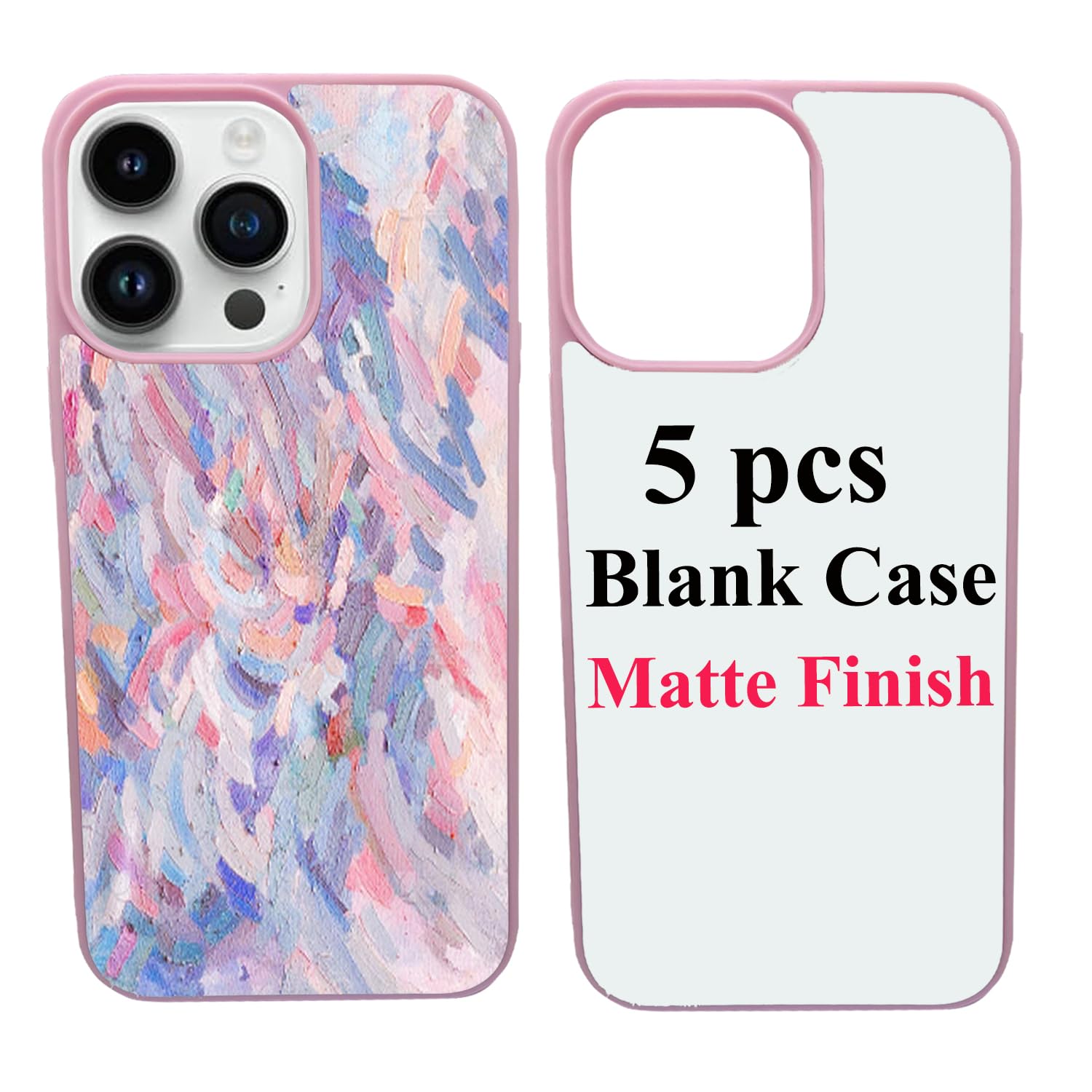 Amazon.com: JUSTRY 5 Sets Sublimation Blanks Phone Case Bulk Covers ...