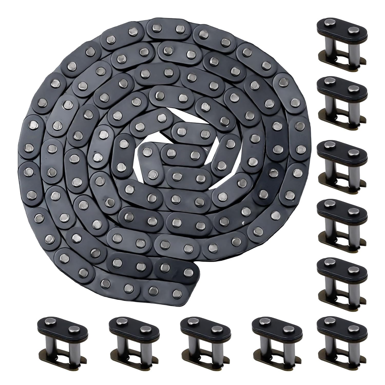 Amazon.com: T8F Drive Chain 116 Links, Heavy Duty Chain Master Link ...