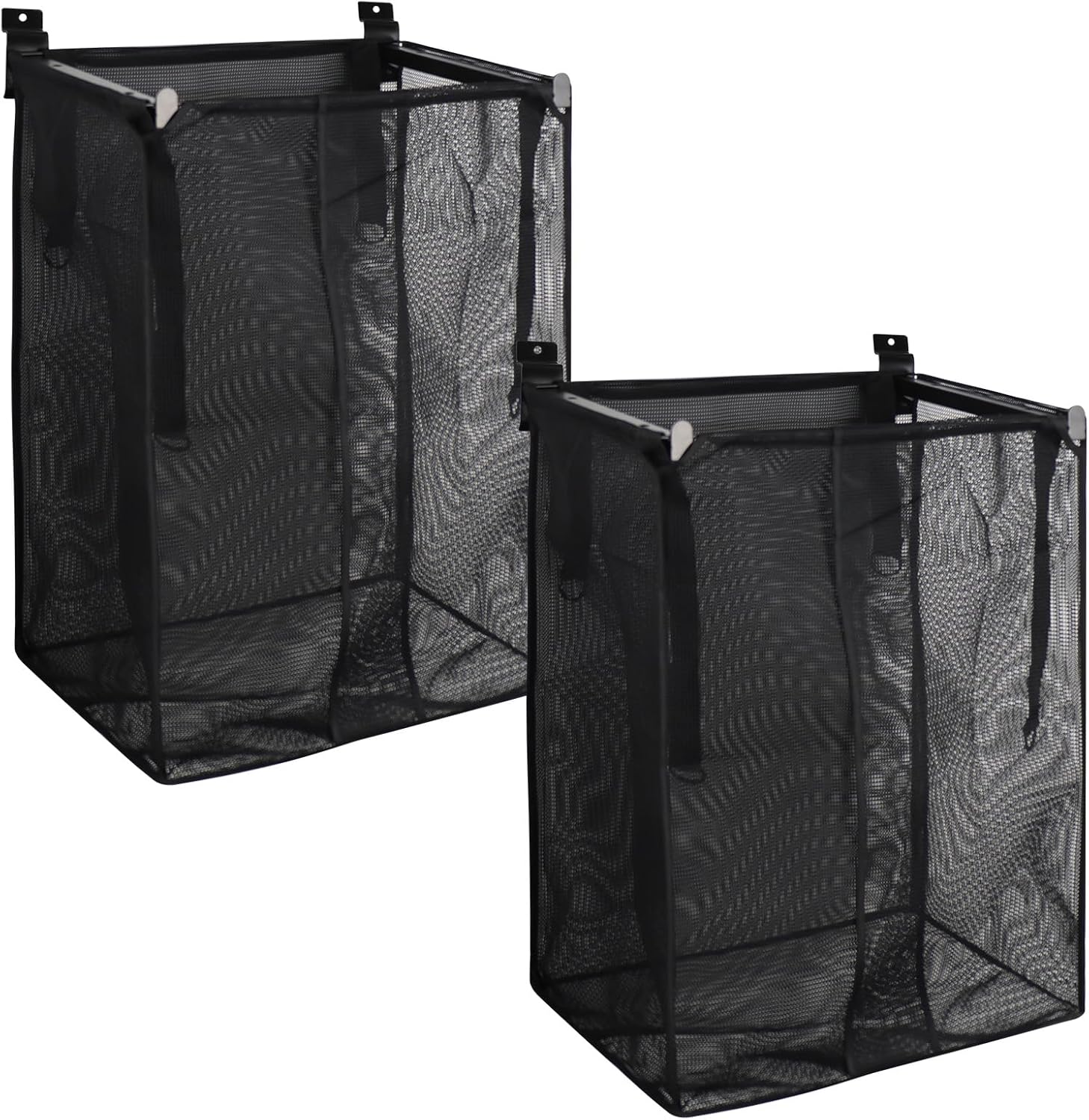 Amazon.com: Alffun 2PC Large Slatwall Baskets, Slatwall Deep Mesh ...