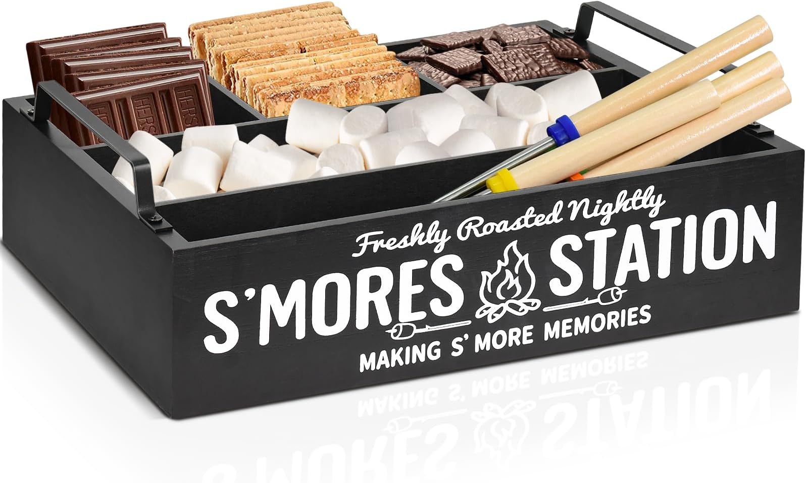 Amazon.com: COZYYROME S'Mores Station, Farmhouse S'mores Bar Holder ...