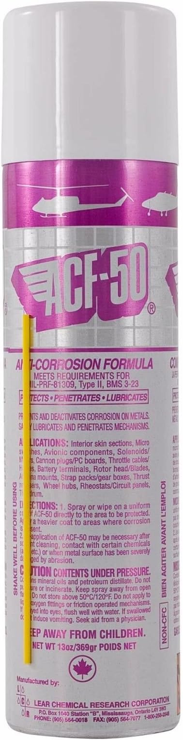 ACF-50 A10013 Motorcycle and Automotive All Metal Anti-Corrosion Spray ...