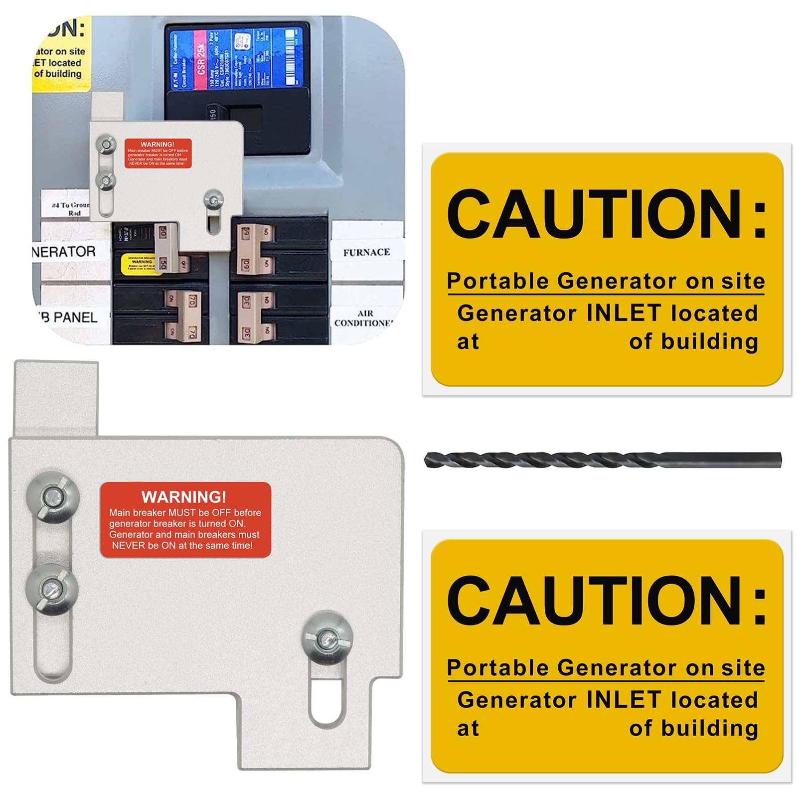 Snapklik.com : Generator Interlock Kit Fits For Cutler Hammer CH Series ...