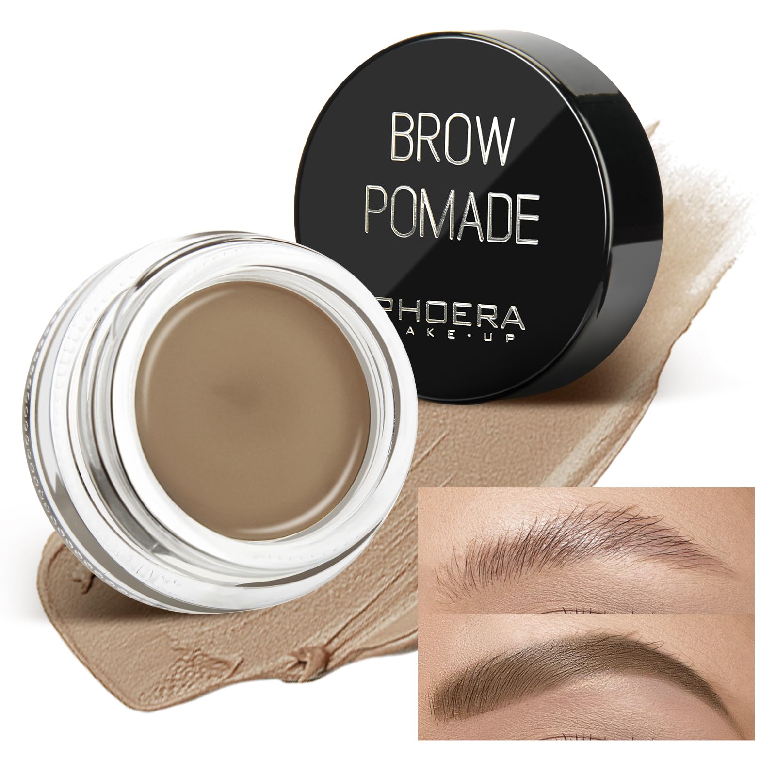 Eyebrow Gel,Eyebrow Brow Pomade Professional Makeup Tinted Eyebrow,24 ...