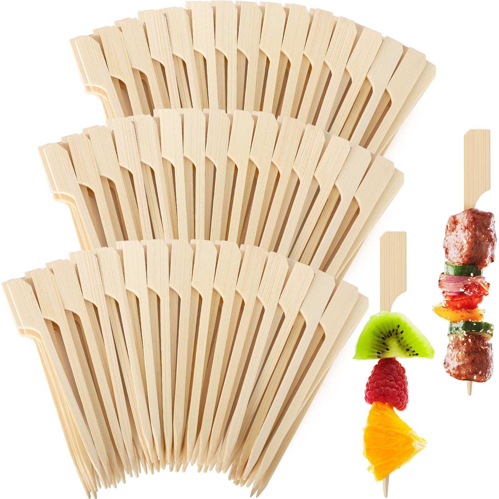 Snapklik.com : 200 Cocktail Picks, 3.5 IN Small Bamboo Skewers For ...
