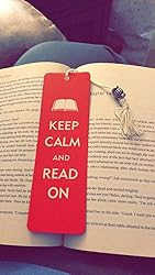 Amazon.com: Keep Calm & Read On Beaded Bookmark: 9781441313300: Peter ...