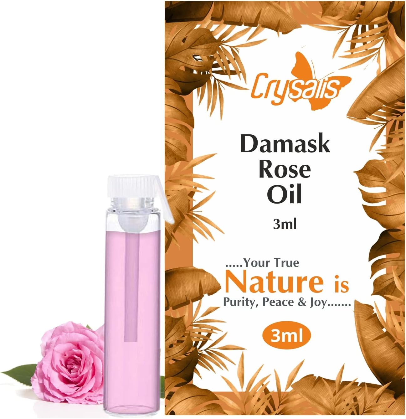 Amazon.com: Crysalis Damask Rose Oil (Rosa × damascena) - 3ml for Aroma ...