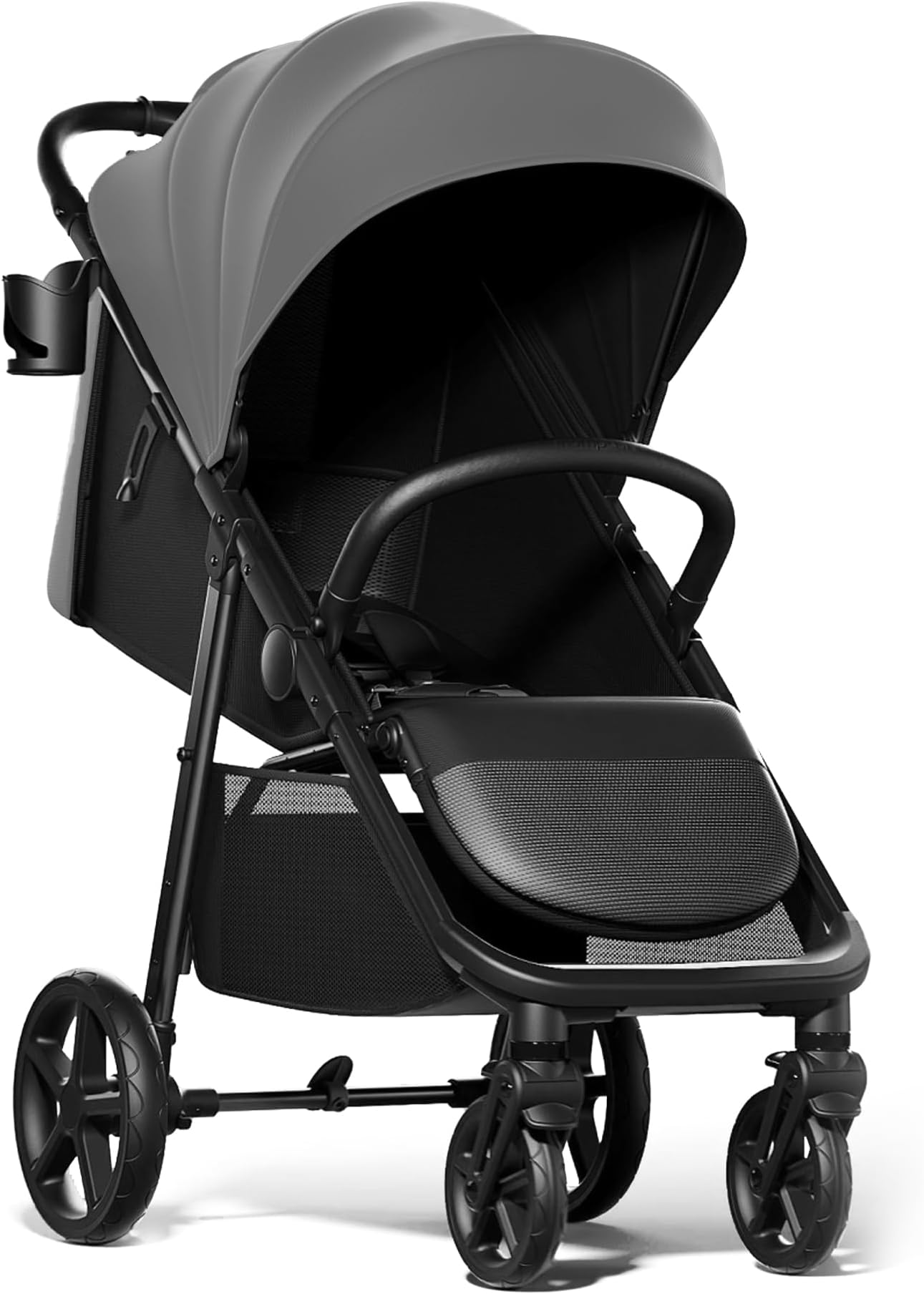 Amazon.com : Mompush Nova Baby Stroller, Spacious Seat & Lie-Flat Mode ...