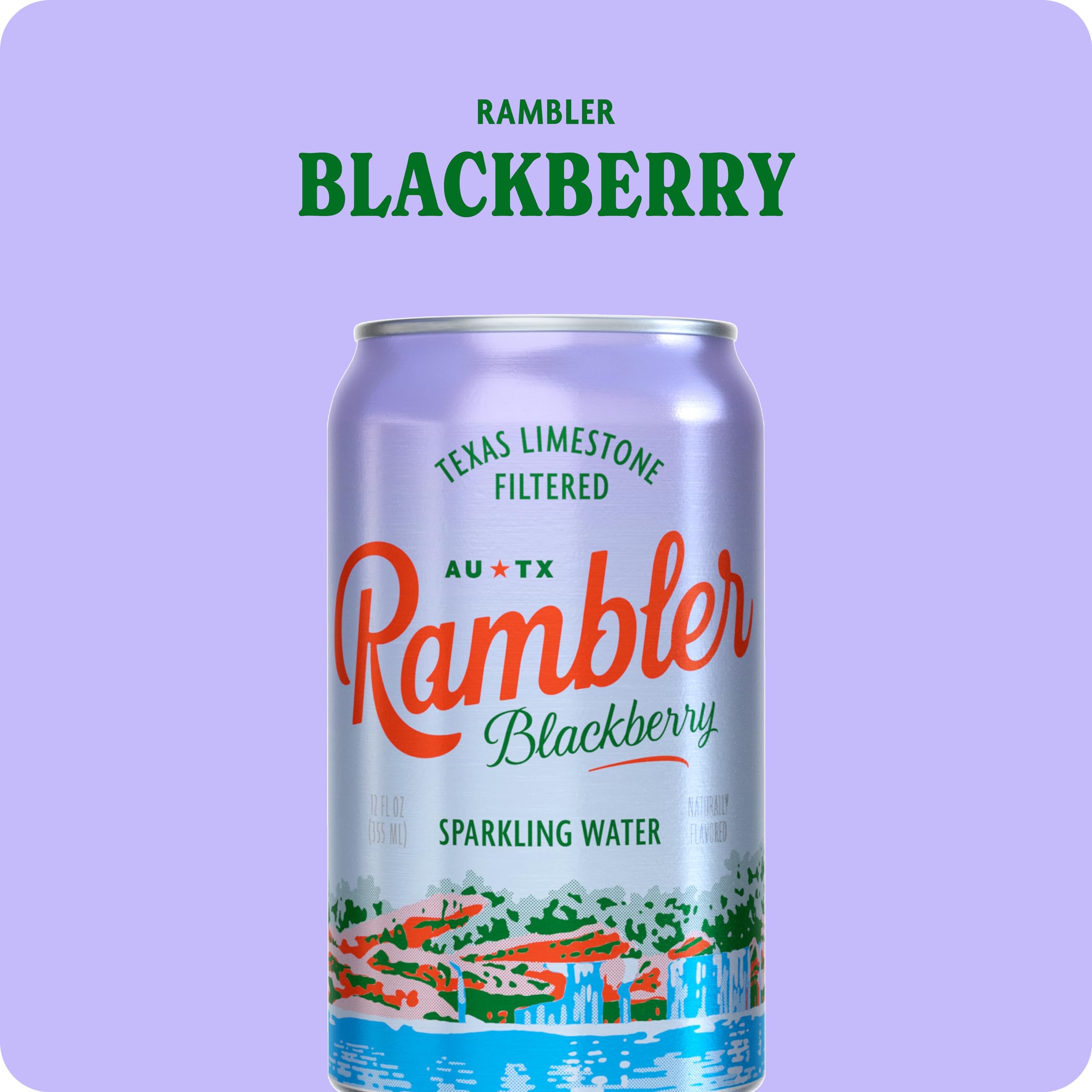 Snapklik.com : AUTX RAMBLER Blackberry Sparkling Water