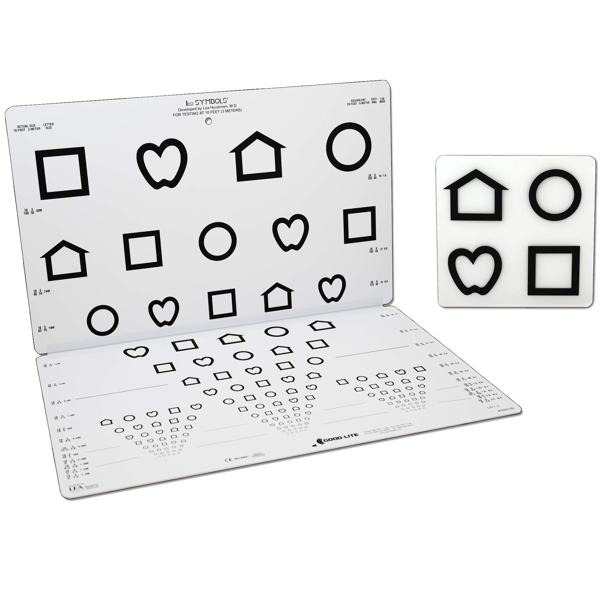 Amazon.com: LEA Symbols® 15-Line Distance Chart : Industrial & Scientific