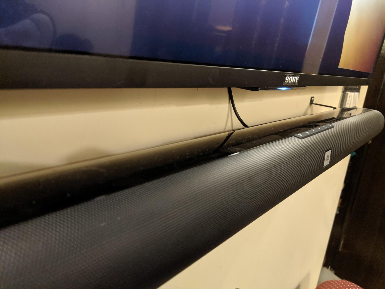 JBL SB155 by Harman Wireless Soundbar with Wireless Subwoofer (150 Watts, Dolby Digital ...