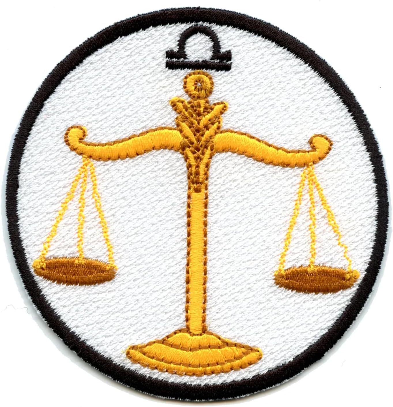 Amazon.com: Justice Scales Embroidery Iron-on Patch