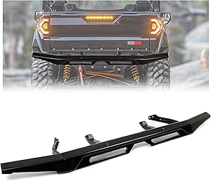 Amazon.com: ECOTRIC Rear Bumper Compatible with 2018-2025 Polaris ...