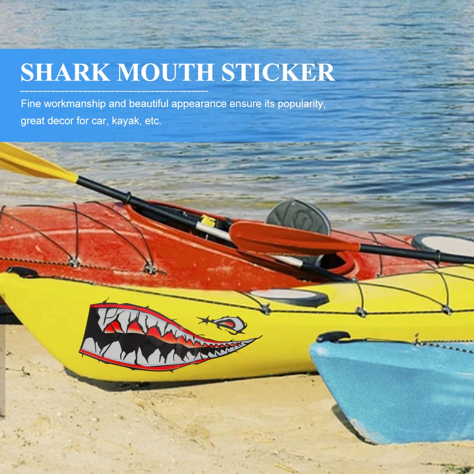 Shark Decal For Kayak