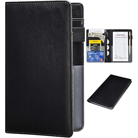 Amazon.com: Server Book with Zipper and Magnetic Pocket Waitress Book ...