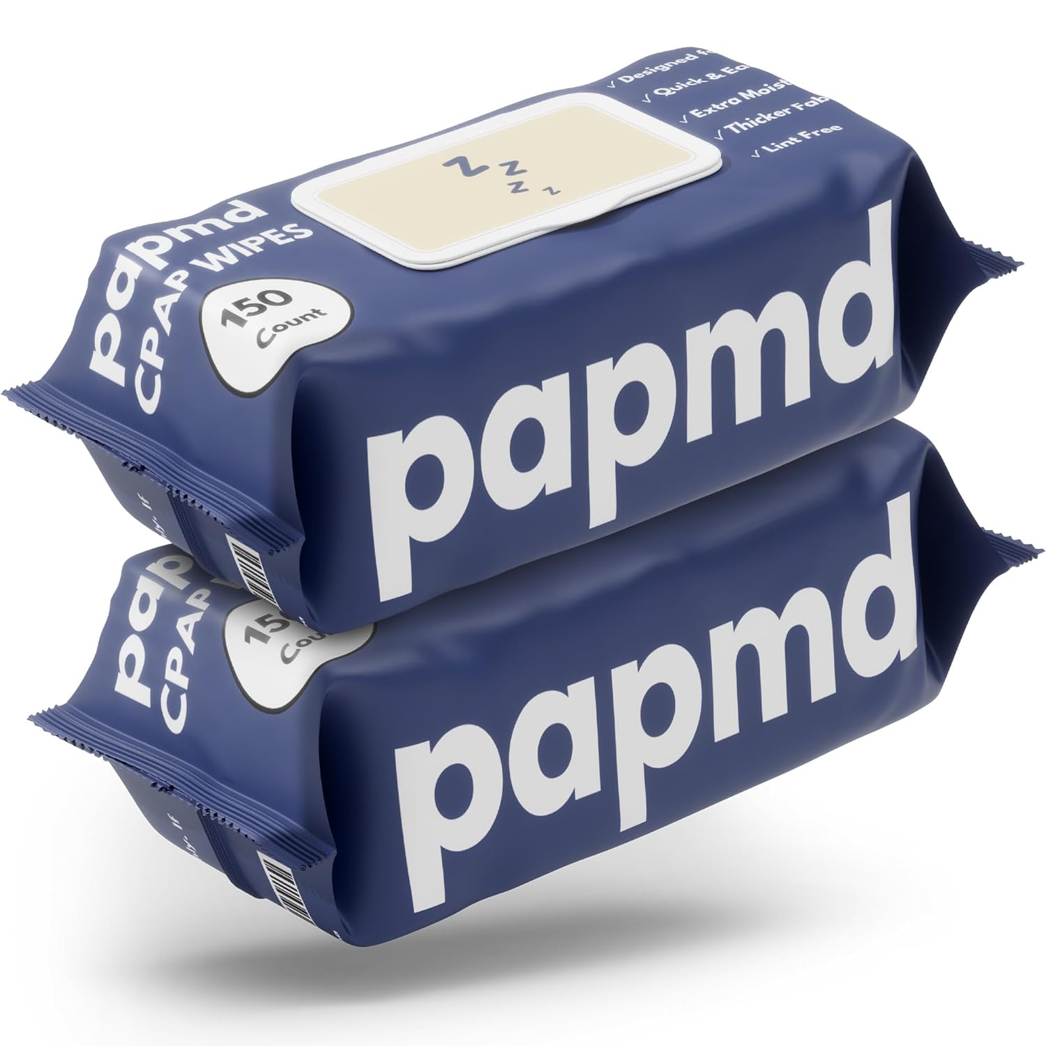 Amazon.com: PAPMD Unscented CPAP Mask Wipes, 2x 150-Pack Travel Wipes ...