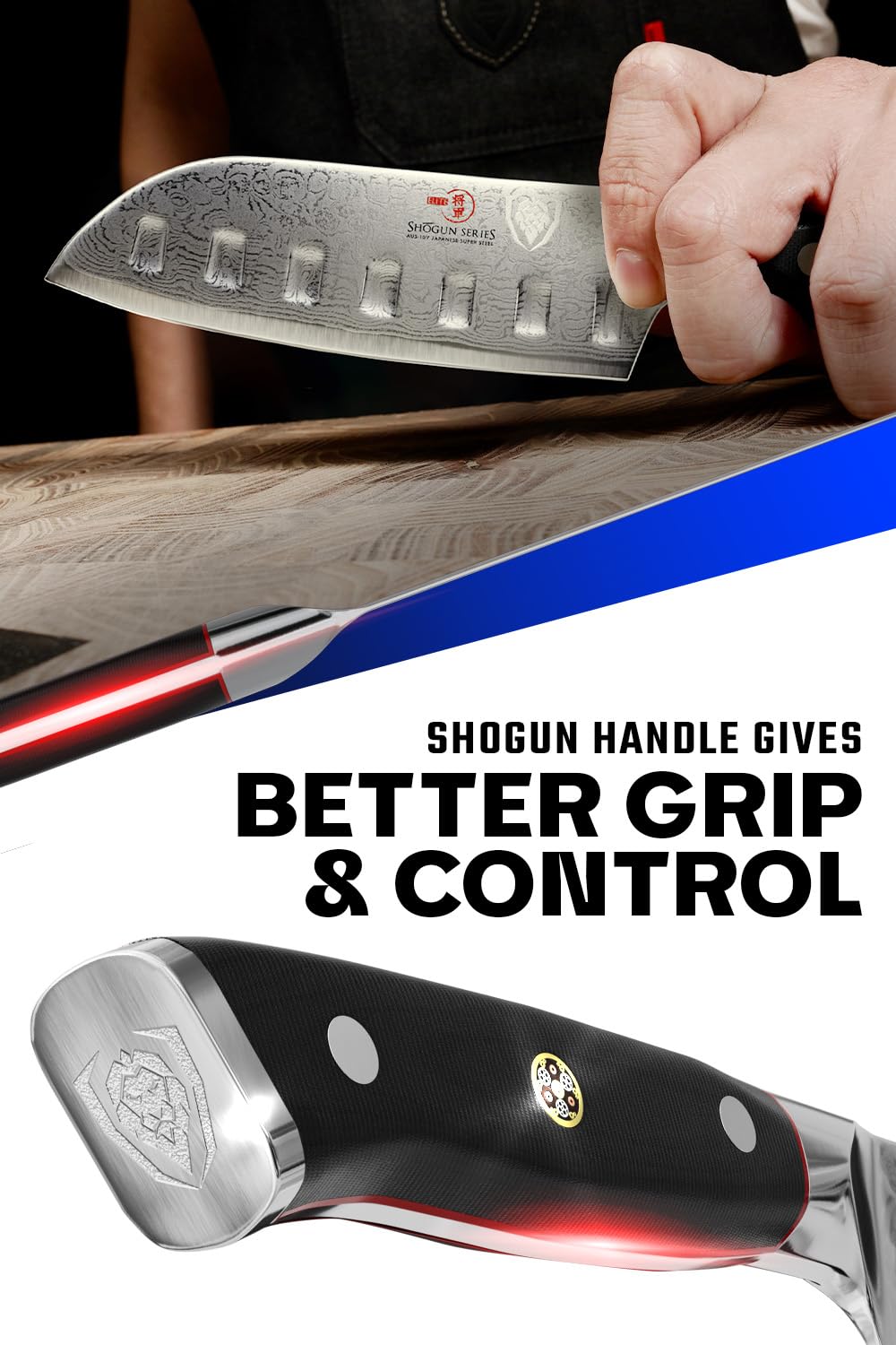 Snapklik.com : Santoku Knife - 5 Inch - Shogun Series Elite - Japanese ...