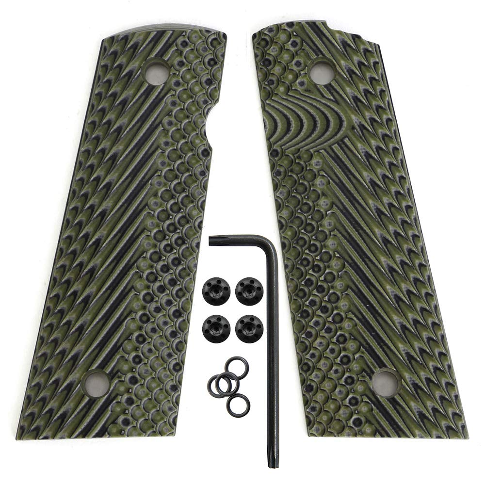 Buy Cool Hand 1911 G10 Grips, Black Screws Included, Most Full Size ...