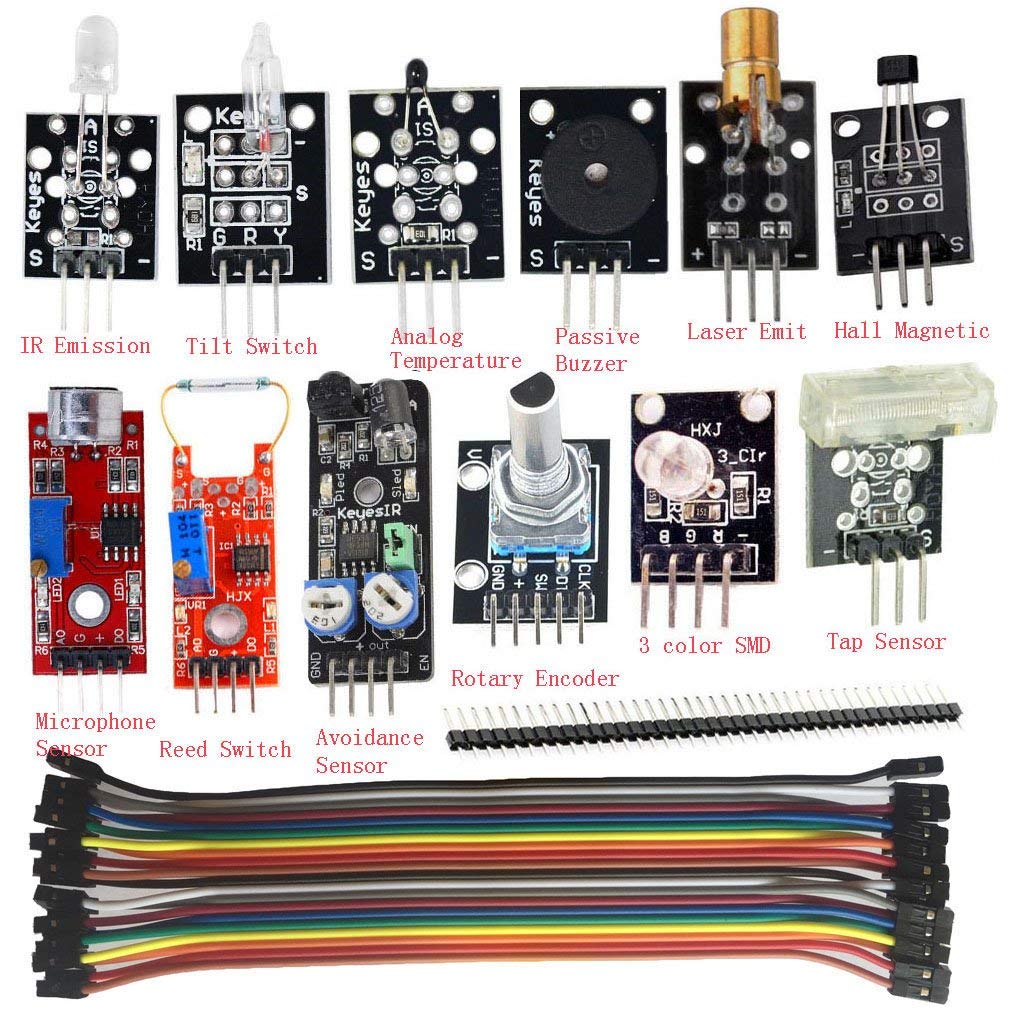 REES52 Sensors Modules Kits for Arduino UNO R3,Mega 2560, Nano and ...