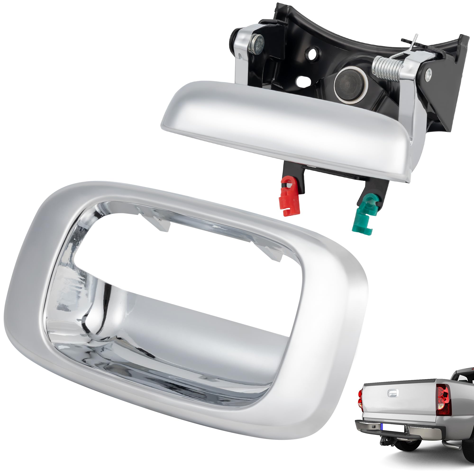 Snapklik.com : Tailgate Handle Latch For Chevy Silverado GMC Sierra ...