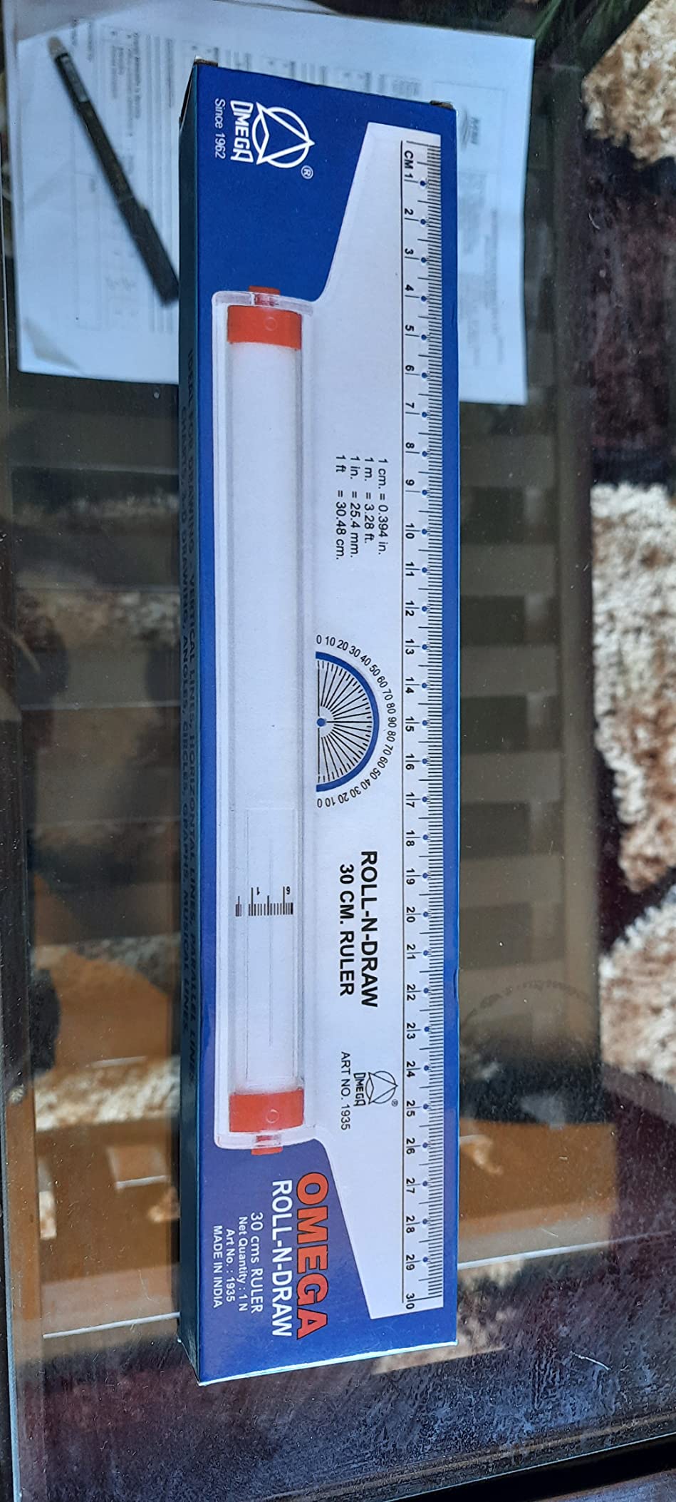 Omega ROLL-N-Draw, 30 Cm Ruler : Amazon.in: Office Products