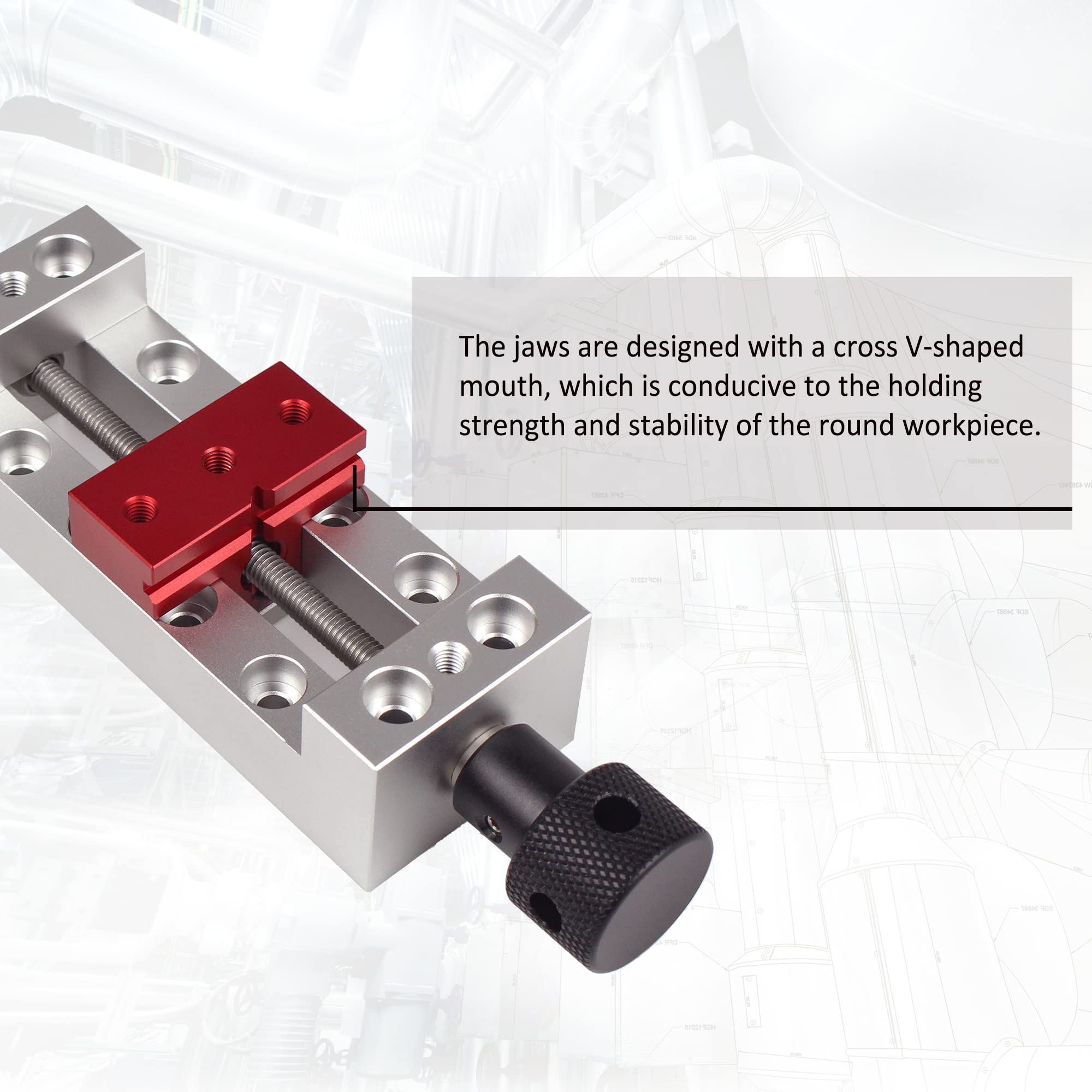 Snapklik.com : Upgrade CNC Router Mini Vise Clamp, High-Precision DIY ...
