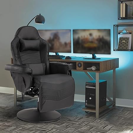 Amazon.com: Consofa Gaming Chairs for Adults, Reclining Gaming Chair ...